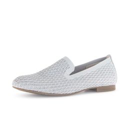Slipper Gabor "Slipper", Damen, Gr. 39, grau, Schuhe Slipper