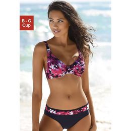 Petite Fleur Set: B&uuml;gel-Bikini mehrfarbig Gr. 38 Cup C. Mit B&uuml;gel