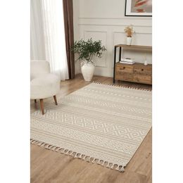Mioli Kurzflor-Teppich ''Beverly'' in Beige - 72% | Gr&ouml;&szlig;e 120x180 cm |