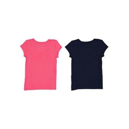 GAP 2er-Set: Shirts in Dunkelblau/ Pink - 62% | Gr&ouml;&szlig;e 116/122 | Kinder-oberteile