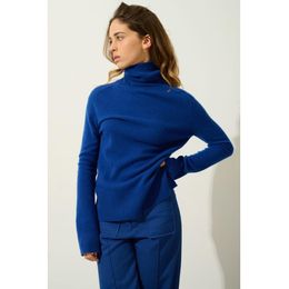 AUTHENTIC CASHMERE Kaschmir-Rollkragenpullover "Fornet" in Blau - 67% | Gr&ouml;&szlig;e M | Damen-pullover-cardigans