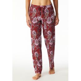 Schiesser Pyjama-Hose in Rot - 51% | Gr&ouml;&szlig;e 40 | Damen-loungewear