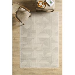Mioli Kurzflor-Teppich ''Sahara'' in Creme - 72% | Gr&ouml;&szlig;e 80x250 cm |
