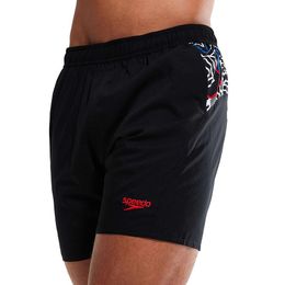 Speedo Badeshorts "Eco Sport" in Schwarz - 36% | Gr&ouml;&szlig;e XL | Herren-bademode-sport