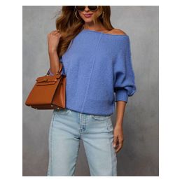 Milan Kiss Pullover in Blau - 58% | Gr&ouml;&szlig;e M | Damen-pullover-cardigans