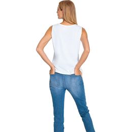 Heine Top in Wei&szlig; - 70% | Gr&ouml;&szlig;e 44 | Damen-tops