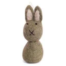 Gry & Sif Dekoh&auml;nger ''Bunny'' in Gr&uuml;n - (H)8,5 x &Oslash; 3 cm - 14% | Wohndekoration