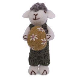 Gry & Sif Dekofigur ''Sheep'' in Wei&szlig;/ Grau - (L)11 cm - 17% | Dekofiguren