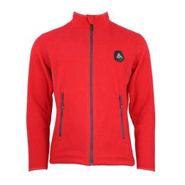 Peak Mountain Fleecejacke "Cartelan" in Rot - 63% | Gr&ouml;&szlig;e M | Herren-pullover-sport