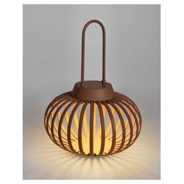 Bizzotto LED-Dekoleuchte "Saryn" in Braunrot - (H)26 x &Oslash; 20 cm - 14% | Aussenbeleuchtung