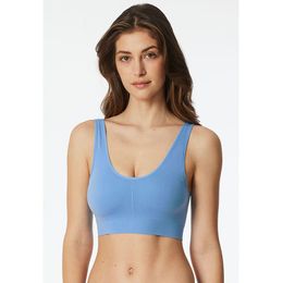Schiesser Bustier in Hellblau - 51% | Gr&ouml;&szlig;e M | Damen-bhs