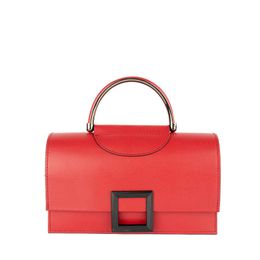 Christian Laurier Leder-Henkeltasche "Milo" in Rot - (B)22 x (H)15 x (T)8 cm - 71% | Damen-taschen