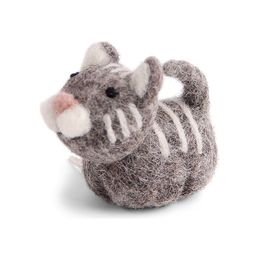 Gry & Sif Dekofigur ''Cat'' in Grau - (L)7 cm - 14% | Wohndekoration