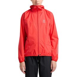 Hagl&ouml;fs Hagl&ouml;fs Funktionsjacke "L,I,M PROOF" in Rot - 62% | Gr&ouml;&szlig;e L | Damen-outdoorjacken