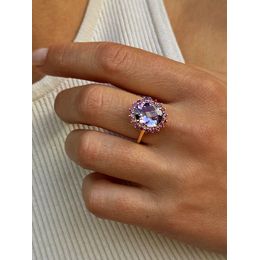 Les Petites Pr&eacute;cieuses Vergold. Ring mit Edelsteinen - 70% | Gr&ouml;&szlig;e 58 | Schmuck