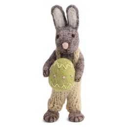 Gry & Sif Dekofigur ''Bunny'' in Grau/ Gr&uuml;n - (L)13 cm - 17% | Dekofiguren