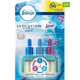 febreze 3er-Set: Raumduft-Nachf&uuml;ller "Febreze 3Volution - Aprilfrisch", je 20 ml - 48% | Kerzen-vasen