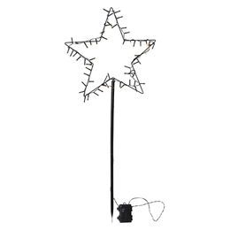 STAR TRADING LED-Gartenstecker "Spiky" in Warmwei&szlig; - (B)32 x (H)92 cm - 25% | Lichterketten-dekobeleuchtung