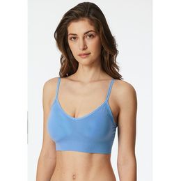 Schiesser Bustier in Hellblau - 51% | Gr&ouml;&szlig;e L | Damen-bhs