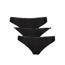 Tommy Hilfiger Underwear 3er-Set: Strings in Schwarz - 58% | Gr&ouml;&szlig;e XS | Damen-unterteile