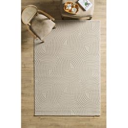 Mioli Kurzflor-Teppich ''Sahara'' in Creme - 72% | Gr&ouml;&szlig;e 80x250 cm |