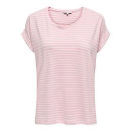 Only Shirt in Rosa/ Wei&szlig; - 18% | Gr&ouml;&szlig;e XL | Damen-tops
