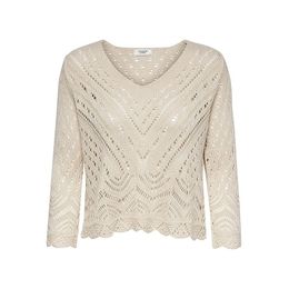 Jacqueline de Yong JDY Pullover "Jdynew" in Creme - 48% | Gr&ouml;&szlig;e M | Damen-pullover-cardigans
