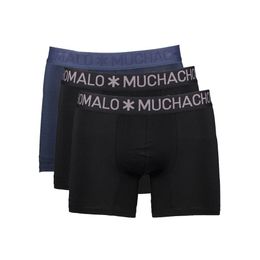 MUCHACHOMALO 3er-Set: Boxershorts in Schwarz/ Dunkelblau - 57% | Gr&ouml;&szlig;e S | Herren-waesche