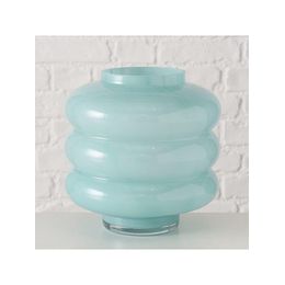 Boltze Vase "Milan" in T&uuml;rkis - (H)18 x &Oslash; 18 cm - 25% | Kerzen-vasen