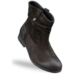Birkenstock Leder-Boots "Sarnia" in Schwarz - 58% | Gr&ouml;&szlig;e 36 | Damen-stiefel