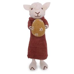Gry & Sif Dekofigur ''Sheep'' in Wei&szlig;/ Rot - (L)27 cm - 14% | Dekofiguren