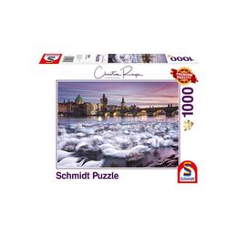 Schmidt Spiele 1.000tlg. Puzzle "Prag, Schw&auml;ne" - ab 12 Jahren - 65% | Gesellschaftsspiele