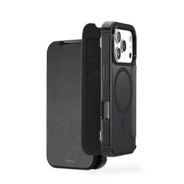 Hama Smartphone-H&uuml;lle &raquo;Handytasche &bdquo;Extreme Protect&ldquo; f&uuml;r iPhone 17 Pro (f&uuml;r MagSafe)&laquo; Sto&szlig;fest, sturzsicher, kratzfest, 4H, Wireless-Charging-kompatibel 
