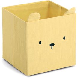 zeller Aufbewahrungsbox &raquo;"B&auml;r", Musselin&laquo; Tiermotiv, kinderfreundlich, faltbar Baumwolle, Polyester