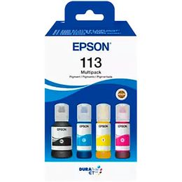 Epson Tintenpatrone &raquo;113, original ecotank&laquo; Multipack bunt Kompatible Modelle: EcoTank ET-16150, ET-16600, ET-16605, ET-16650, ET-16655, ET-5150, ET-5170, 