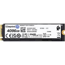 Kingston interne SSD &raquo;KC3000 4096GB&laquo; 4096 GB Anschluss M.2 (2880) schwarz Kompakter M.2 2280-Formfaktor