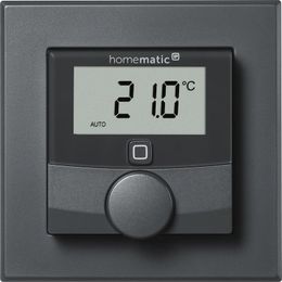 homematic IP Heizk&ouml;rperthermostat &raquo;Wandthermostat mit Luftfeuchtigkeitssensor (V2)&laquo; grau Der Betrieb erfordert die Anbindung an eine der folgenden 