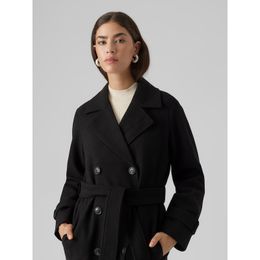 V&eacute;ro Moda Vero Moda Damen Trenchcoat &raquo;VMFORTUNEVEGA LONG TRENCHCOAT GA NOOS&laquo; schwarz S