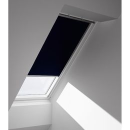 Velux Verdunklungsrollo &raquo;DKL SK06/MK06/CK02/FK06/MK04/CK04 1085S&laquo; verdunkelnd Verdunkelung ohne Bohren in F&uuml;hrungsschienen alufarbene F&uuml;hrungsschienen