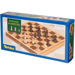 Philos Spiel &raquo;Schach mit Schachkassette&laquo; Made in Germany Spiel