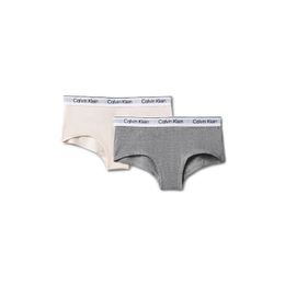 Calvin Klein Underwear Herren Hipster &raquo;2PK SHORTY&laquo; Packung, 2er-Pack, Mit Markennamen auf dem Bund, f&uuml;r Kinder 140/146