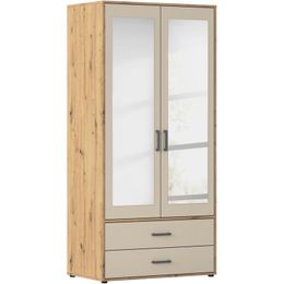 Rauch Dreht&uuml;renschrank &raquo;Kleiderschrank Schrank Garderobe W&auml;scheschrank VOYAGER&laquo; in 3 verschiedenen Ausstattungen BASIC/CLASSIC/PREMIUM, mit modernen 