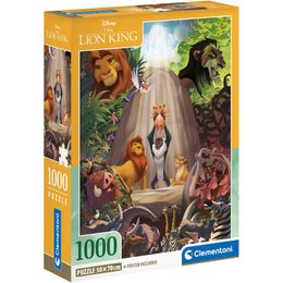 Clementoni Puzzle &raquo;Disney Compact, K&ouml;nig der L&ouml;wen&laquo; Made in Europe bunt