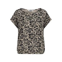 Sublevel Shirt in Sand/ Schwarz - 40% | Gr&ouml;&szlig;e M | Damen-tops