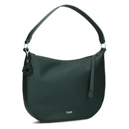Zwei Schultertasche in Dunkelgr&uuml;n - (B)34 x (H)31 x (T)10 cm - 43% | Damen-taschen