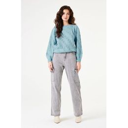 Garcia Pullover in T&uuml;rkis - 16% | Gr&ouml;&szlig;e S | Damen-pullover-cardigans
