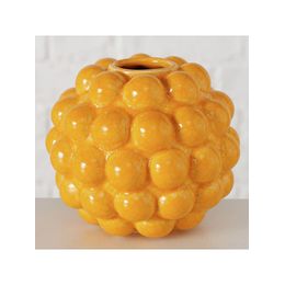 Boltze Vase "Morten" in Orange - (H)10,5 x &Oslash; 12,5 cm - 14% | Kerzen-vasen