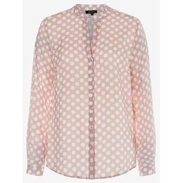 More & More More & More Bluse in Rosa/ Wei&szlig; - 61% | Gr&ouml;&szlig;e 40 | Damen-blusen