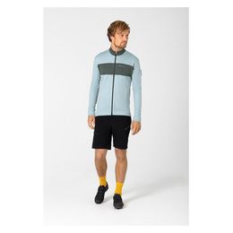 super.natural Fahrradtrikot "Gravier" in Hellblau - 68% | Gr&ouml;&szlig;e M | Herren-sportshirts