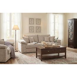 Home Affaire Big-Sofa &raquo;Soft&Cosy XL, B: 246 cm - OTTO. Verl&auml;ssliche Qualit&auml;t.&laquo; Mega-Sofa, Cord oder Chenille-Struktur, mit Federkern & 4 Zierkissen 